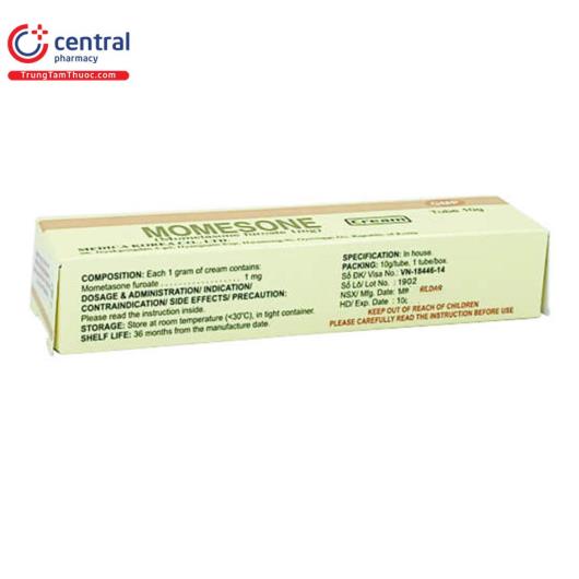 Thuốc Momesone Cream - điều trị dứt điểm bệnh viêm da cơ địa