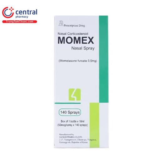 [CHÍNH HÃNG] Thuốc Momex Nasal Spray - Thuốc xịt trị viêm mũi dị ứng
