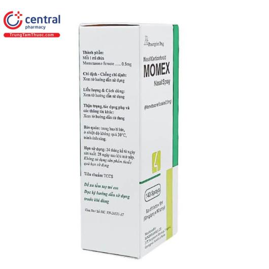 [CHÍNH HÃNG] Thuốc Momex Nasal Spray - Thuốc xịt trị viêm mũi dị ứng