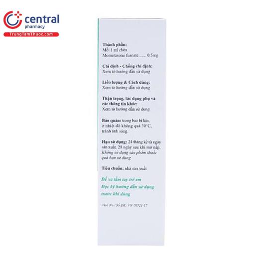 [CHÍNH HÃNG] Thuốc Momex Nasal Spray - Thuốc xịt trị viêm mũi dị ứng