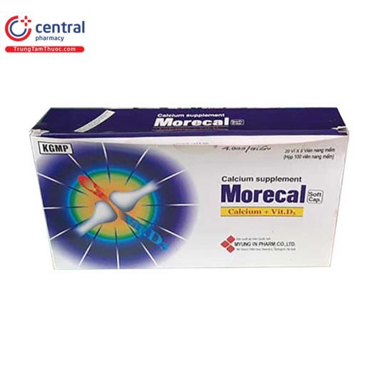 [CHÍNH HÃNG] Thuốc Morecal bổ sung calci và vitamin D