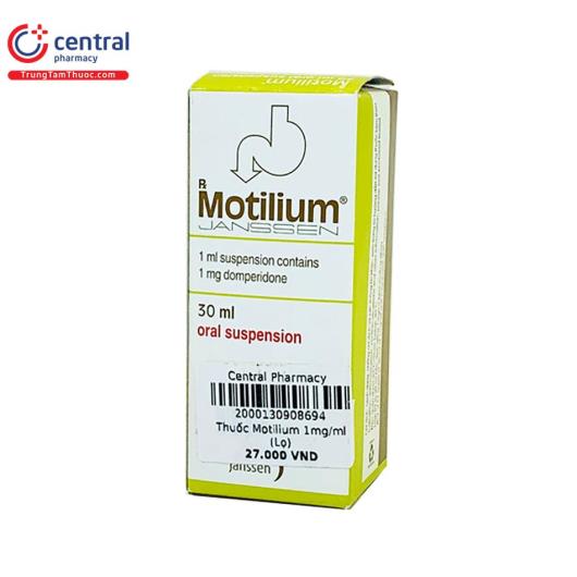 [CHÍNH HÃNG] Thuốc Motilium 1mg/ml 30ml điều trị trào ngược dạ dày