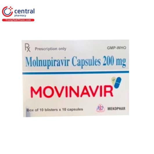 [CHÍNH HÃNG] Thuốc Movinavir 200mg điều trị COVID-19 của Mekophar