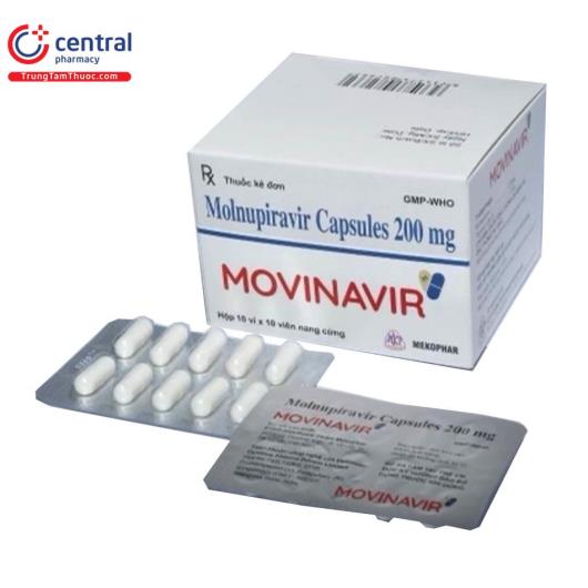 [CHÍNH HÃNG] Thuốc Movinavir 200mg điều trị COVID-19 của Mekophar