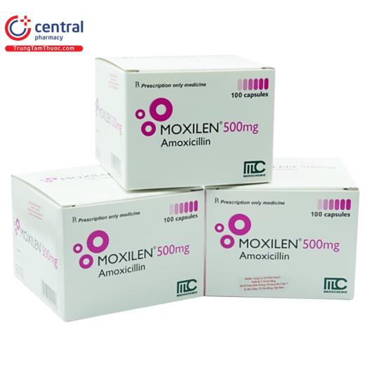 Thuốc kháng sinh Moxilen 500mg: chỉ định, liều dùng