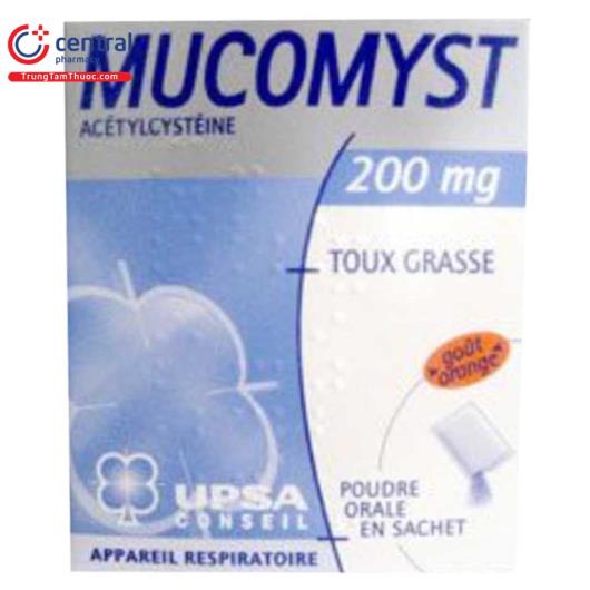 Thuốc Mucomyst 200mg : liều dùng, cách dùng hiệu quả, giá bán