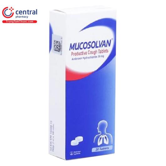 Thuốc Mucosolvan: công dụng, cách sử dụng, giá bán