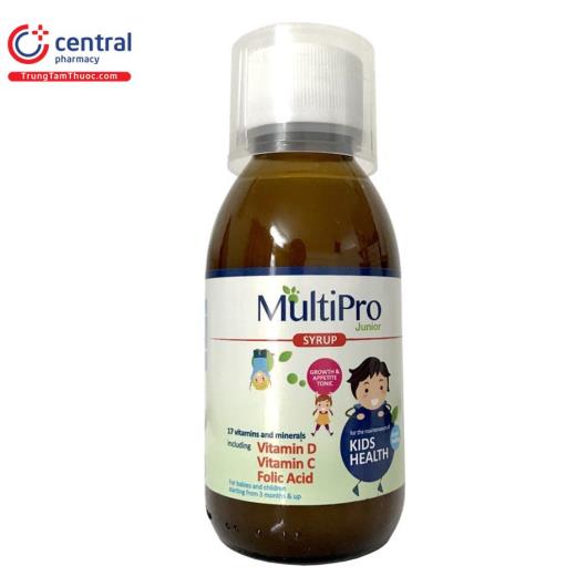 Thuốc MultiPro Junior 120ml: bổ sung vitamin và khoáng chất
