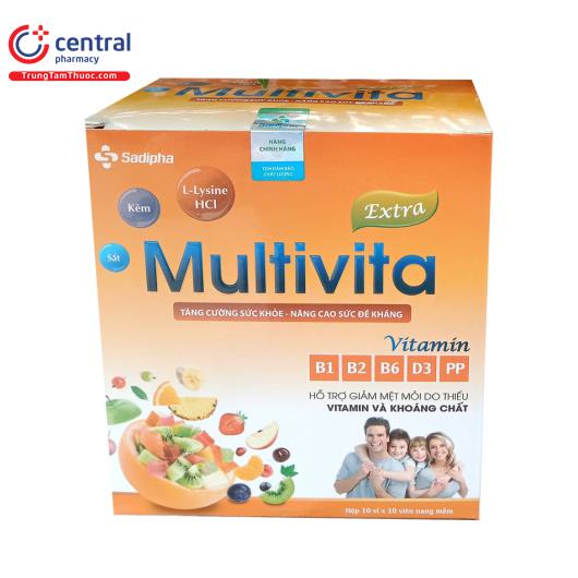 [CHÍNH HÃNG] Thuốc Multivita Extra cung cấp vitamin và khoáng chất
