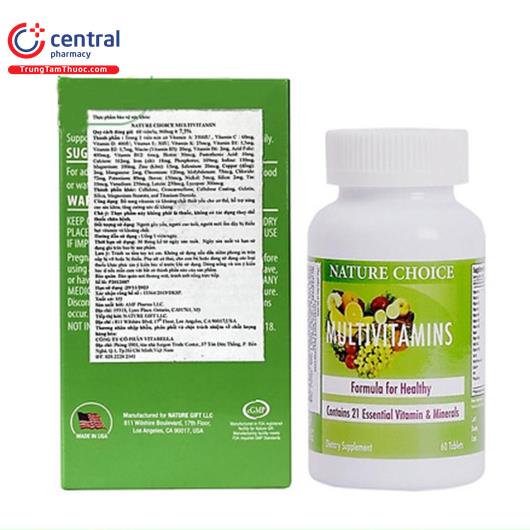 [CHÍNH HÃNG] Multivitamins Nature Choice - Đề kháng luôn tốt