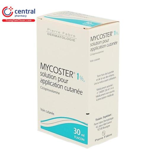 Thuốc Mycoster 1% Solution 30ml điều trị nấm da, nấm móng, lang ben
