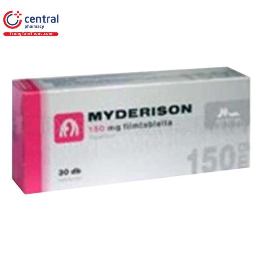 Thuốc Myderison 150mg điều trị co cứng cơ hiệu quả