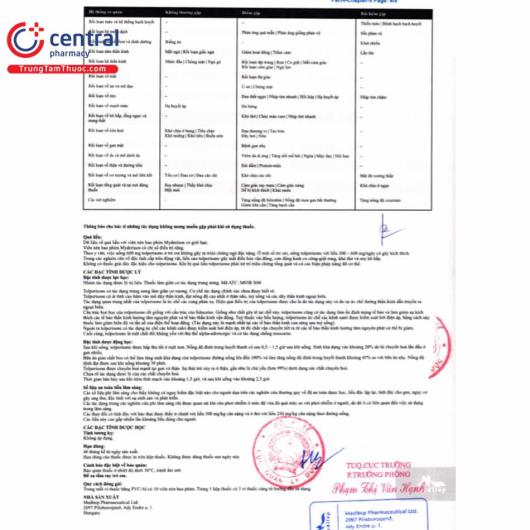 Thuốc Myderison 150mg điều trị co cứng cơ hiệu quả