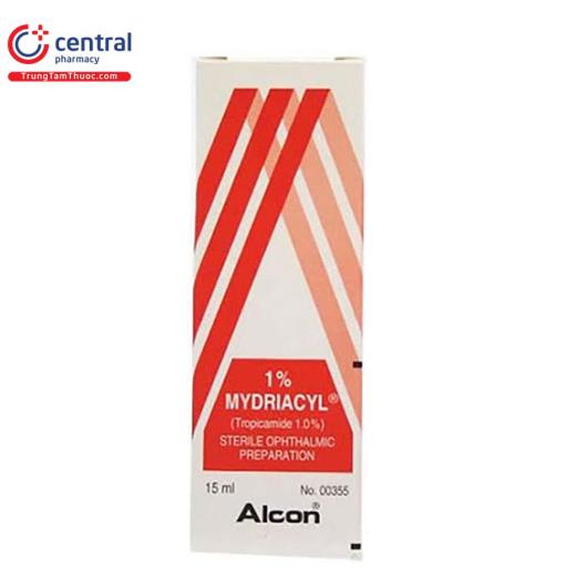 Thuốc Mydriacyl 1%: Tác dụng, liều dùng, chống chỉ định