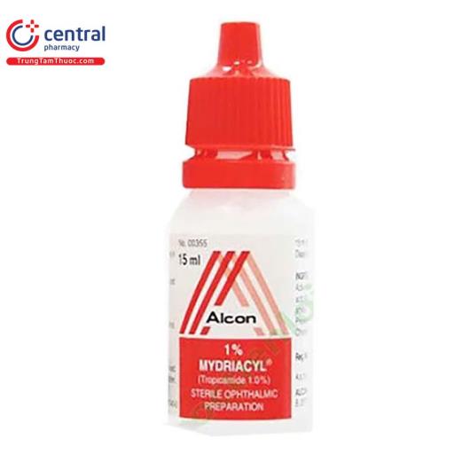 Thuốc Mydriacyl 1%: Tác dụng, liều dùng, chống chỉ định
