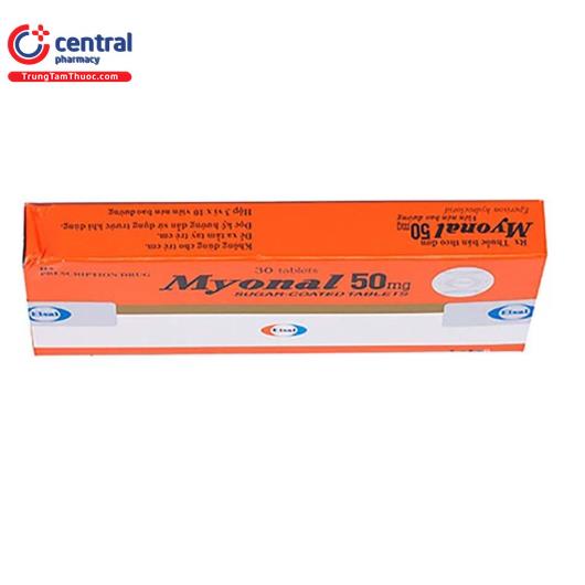 Thuốc Myonal 50mg - Thuốc giảm đau các trường hợp tăng trương lực cơ