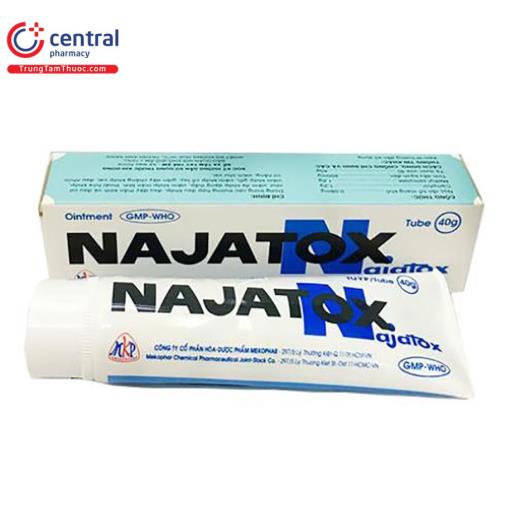 [CHÍNH HÃNG] Thuốc Najatox 40g - Thuốc bôi trị đau nhức xương khớp
