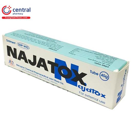 [CHÍNH HÃNG] Thuốc Najatox 40g - Thuốc bôi trị đau nhức xương khớp
