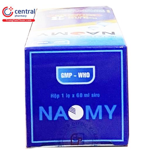 Thuốc Naomy Siro 60ml đặc trị ho hiệu quả: liều dùng, giá bán
