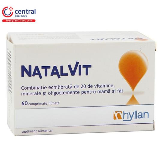 Thuốc Natalvit bổ sung vitamin, khoáng chất: liều dùng, giá bán