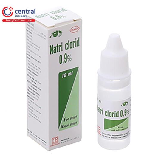 Thuốc Natri Clorid 0.9% 10ml Pharmedic - dung dịch \vệ sinh mắt mũi