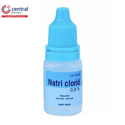 Thuốc nhỏ mắt, mũi Natri clorid 0,9% 10ml Bidiphar: tác dụng, giá bán
