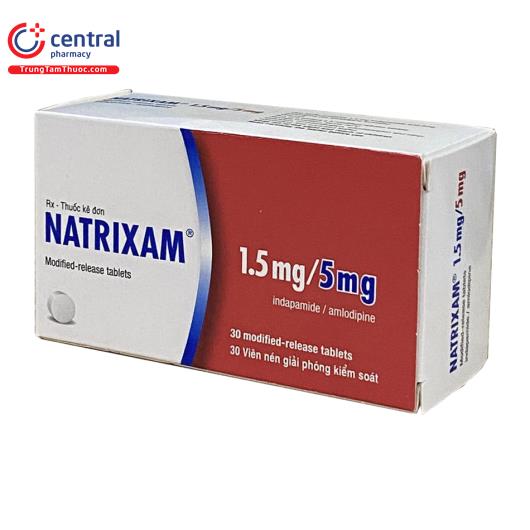 [CHÍNH HÃNG] Thuốc Natrixam 1.5mg/5mg - Điều trị tăng huyết áp vô căn