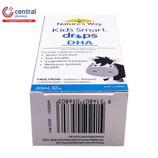 [CHÍNH HÃNG] Thuốc Nature’s Way Kids Smart Drops DHA - Bé thông minh