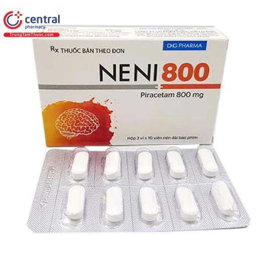 [CHÍNH HÃNG] Thuốc Neni 800 cải thiện triệu chứng hoa mắt, chóng mặt
