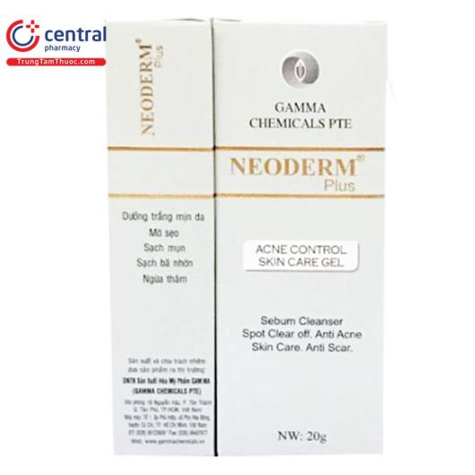 Thuốc kem Neoderm Plus : hỗ trợ điều trị mụn, làm mờ vết thâm