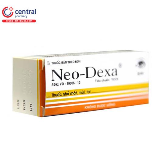 Thuốc nhỏ mắt Neo-Dexa 5ml: Cách dùng – liều dùng, tác dụng phụ