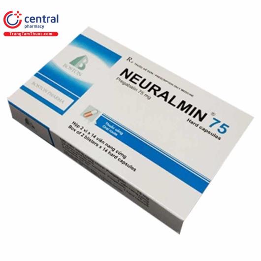 [CHÍNH HÃNG] Thuốc Neuralmin 75 trị đau thần kinh, động kinh cục bộ