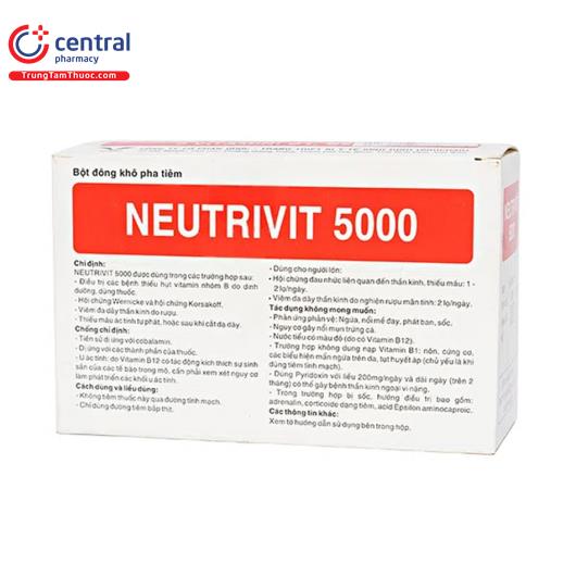 [CHÍNH HÃNG] Thuốc Neutrivit 5000 - điều trị viêm dây thần kinh