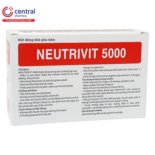 [CHÍNH HÃNG] Thuốc Neutrivit 5000 - điều trị viêm dây thần kinh