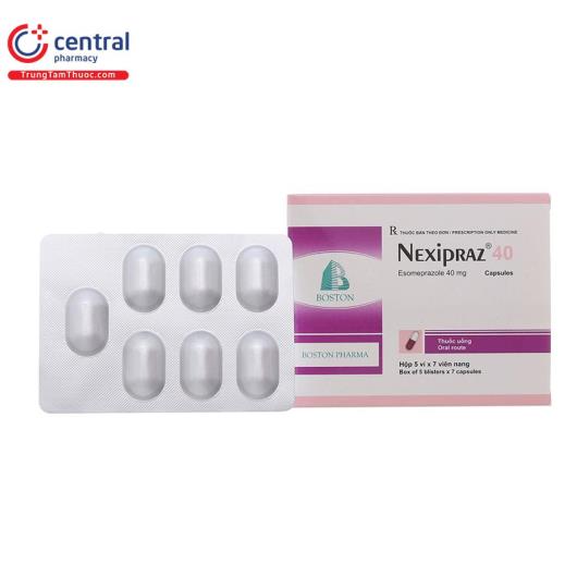 Thuốc Nexipraz 40 - Điều trị trào ngược dạ dày - thực quản