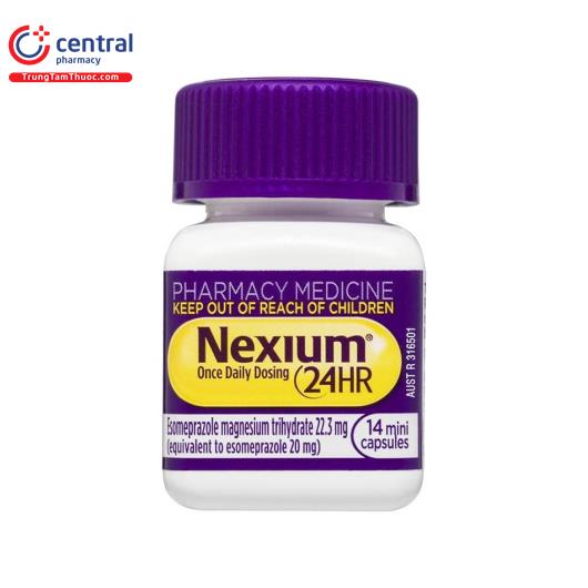 [CHÍNH HÃNG] Nexium 24HR 42 capsules cải thiện tình trạng đau dạ dày