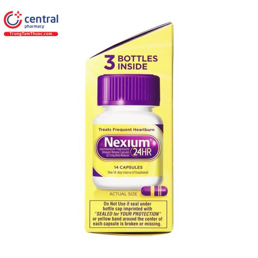 [CHÍNH HÃNG] Nexium 24HR 42 capsules cải thiện tình trạng đau dạ dày