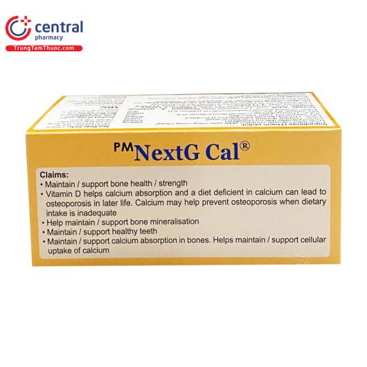 Thuốc PM NextG Cal - Bổ sung canxi cho người thiếu canxi và bà bầu