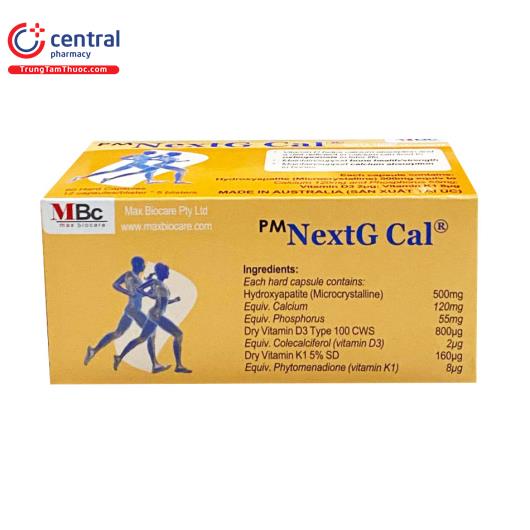 Thuốc PM NextG Cal - Bổ sung canxi cho người thiếu canxi và bà bầu
