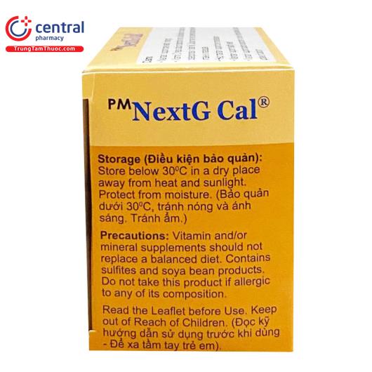 Thuốc PM NextG Cal - Bổ sung canxi cho người thiếu canxi và bà bầu