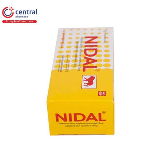 [CHÍNH HÃNG] Thuốc Nidal (viên) - giảm đau, chống viêm