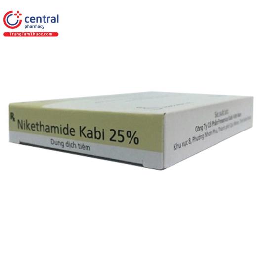 Thuốc Nikethamide Kabi 25%: tác dụng, cách dùng, giá bán