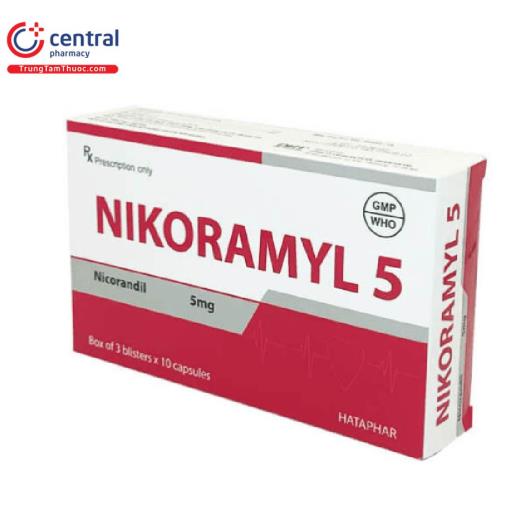 [CHÍNH HÃNG] Thuốc Nikoramyl 5 - Kiểm soát bệnh mạch vành