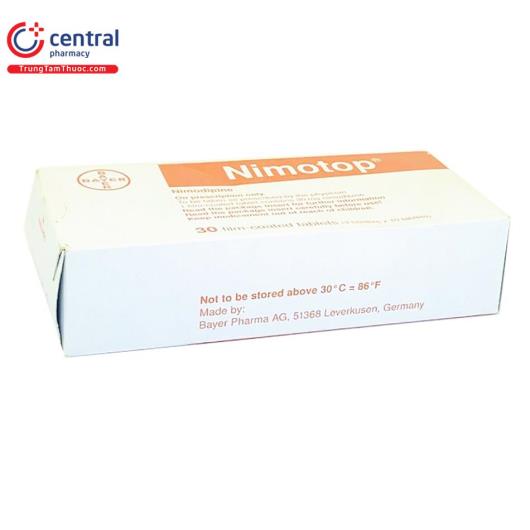 Thuốc Nimotop 30mg dự phòng và điều trị suy giảm thần kinh