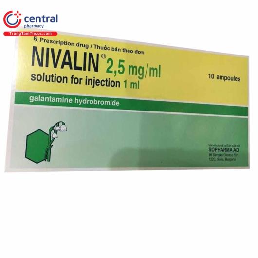 [CHÍNH HÃNG] Thuốc Nivalin 2,5mg/ml điều trị bệnh Alzheimer