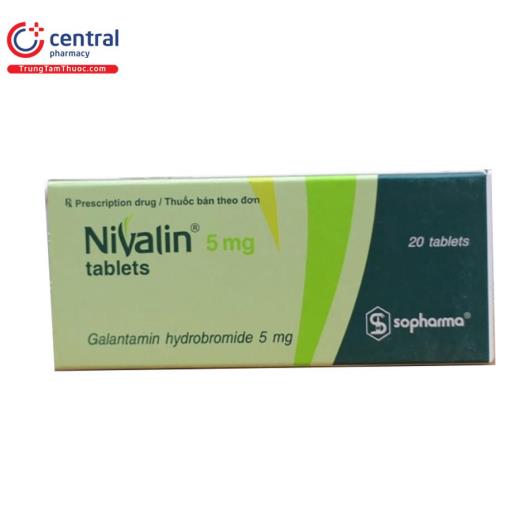 [CHÍNH HÃNG] Thuốc Nivalin 5mg Tablets điều trị sa sút trí nhớ