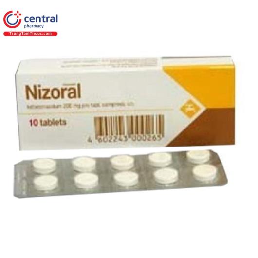 Thuốc Nizoral (Hộp 10 viên) - Thuốc điều trị các bệnh về nấm