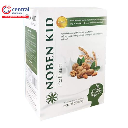 [CHÍNH HÃNG] Cốm Noben Kid Platinum - não thông minh, bé xinh sáng dạ