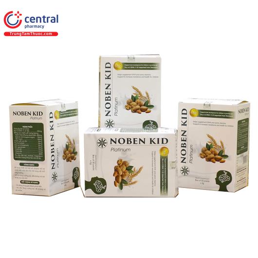 [CHÍNH HÃNG] Cốm Noben Kid Platinum - não thông minh, bé xinh sáng dạ