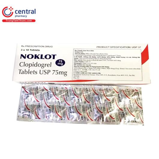 [CHÍNH HÃNG] Thuốc Noklot 75mg - Phòng ngừa tai biến